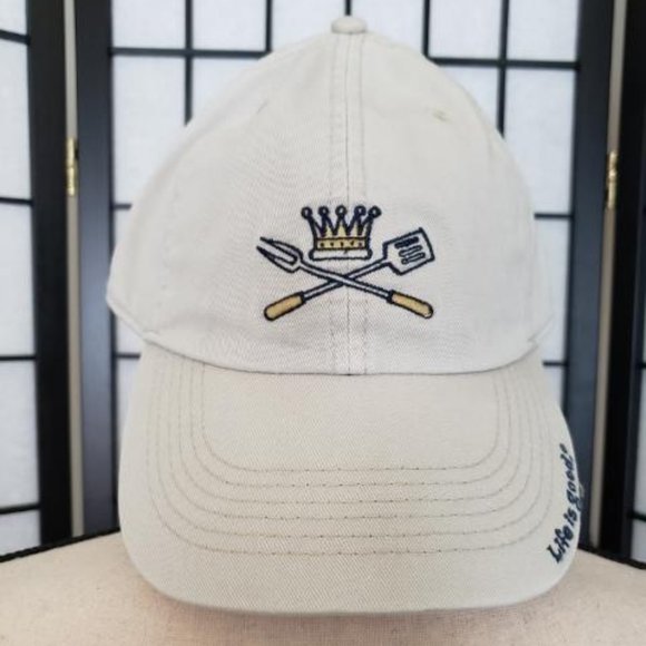Life Is Good | Accessories | Nwt Life Is Good Grill King Queen Baseball ...